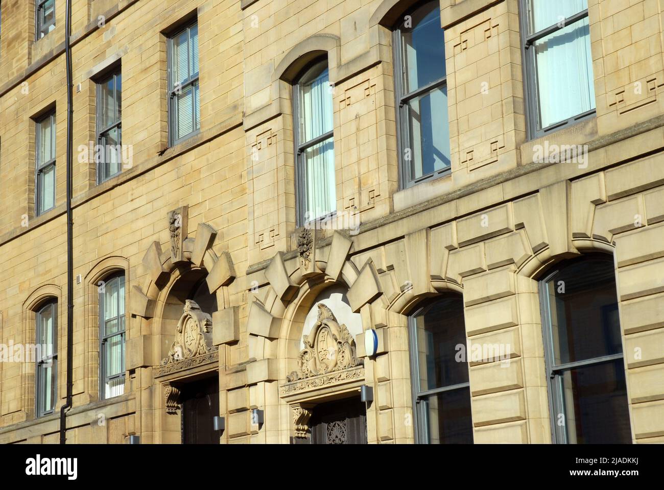 Converted Textile Mill Warehouses, Little Germany, Bradford Stock Photo ...