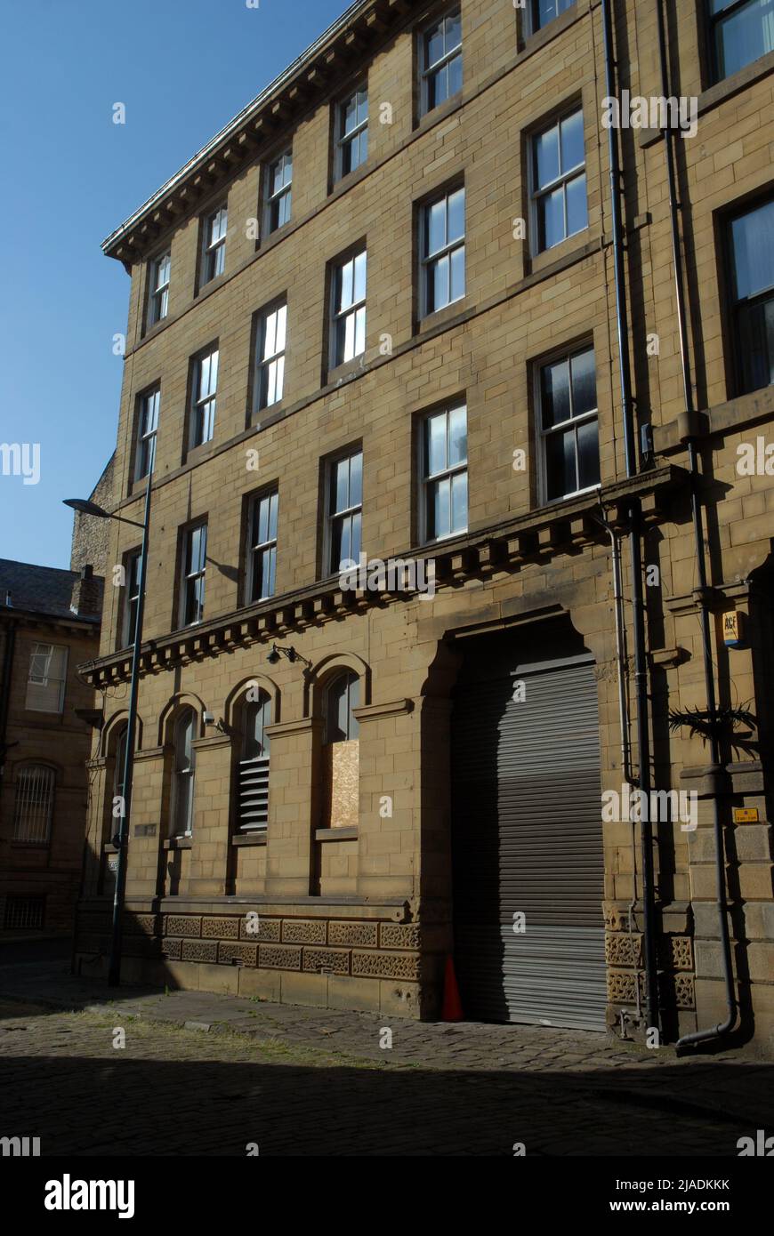 Converted Textile Mill Warehouses, Little Germany, Bradford Stock Photo ...
