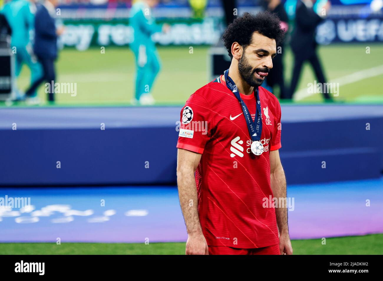 Saint-Denis, France. Credit: D. 28th May, 2022. Mohamed Salah ...