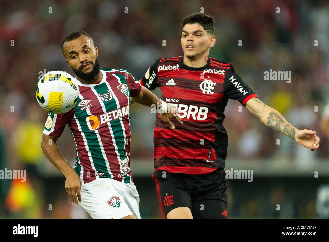 Rio De Janeiro, Brazil. 29th May, 2022. Samuel Xavier of Fluminense ...