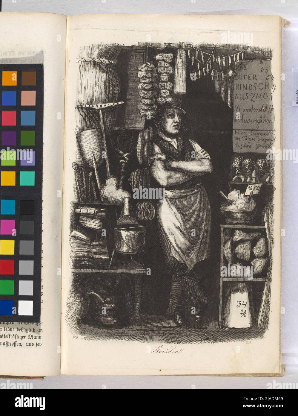 Greisler. "(Greißler; Illustration from" Vienna and the Wiener, in ...