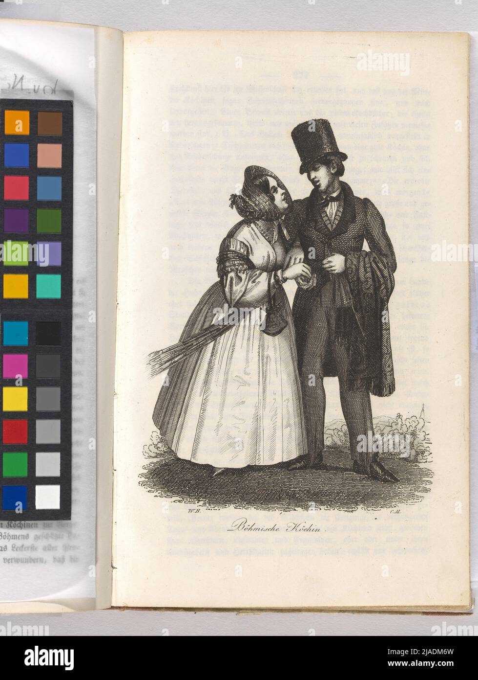 Bohemian cook. "(Illustration from" Vienna and the Wiener, in pictures ...