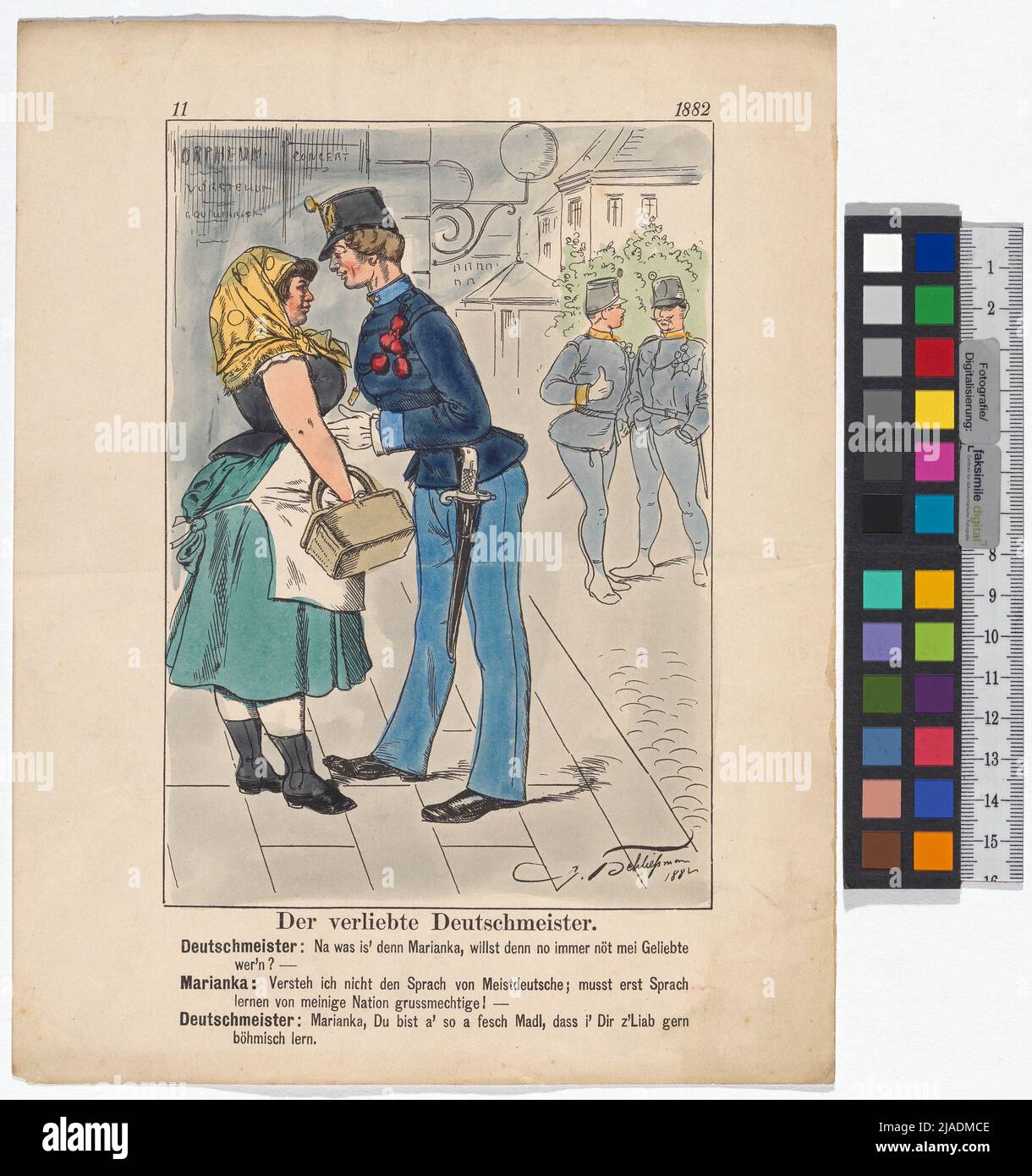 Image supplement to the magazine "Hans-Jörgel": "The German champion ...