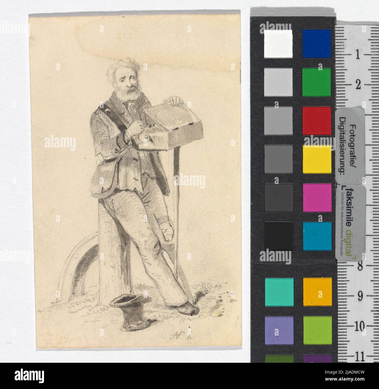 Werkelmann. questionable: J. W. Geiger, drawer Stock Photo - Alamy