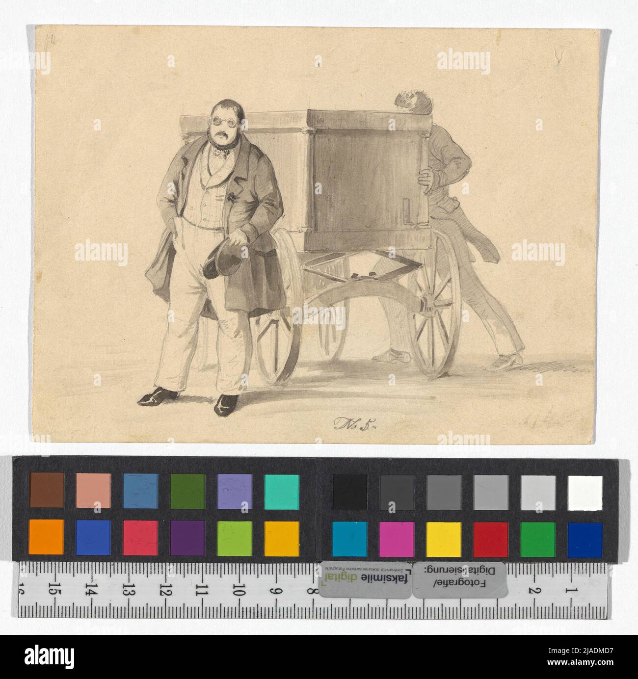 Werkelmann. questionable: J. W. Geiger, drawer Stock Photo - Alamy