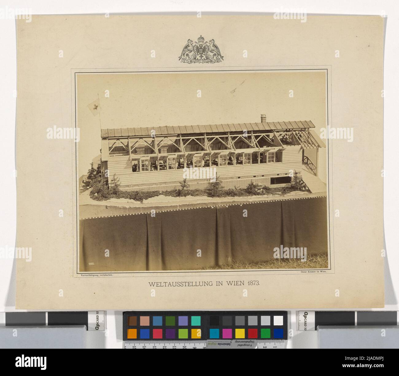 World Exhibition 1873: Model of a Red Cross Hospital (No. 1333 ...