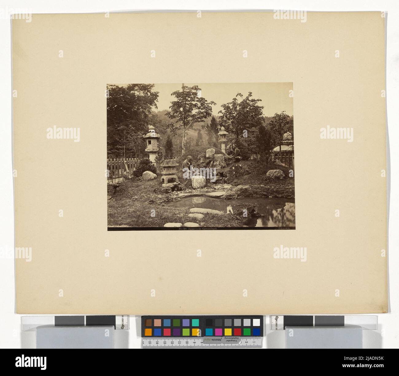 World exhibition 1873: Japanese gardens. Oscar Kramer (1835-1892 ...