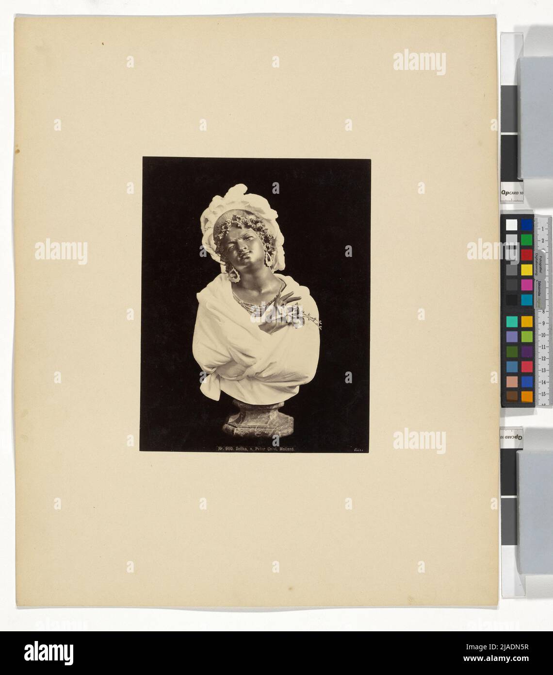 World Exhibition 1873: "Selika", sculpture by Peter Calvi (No. 980 ...