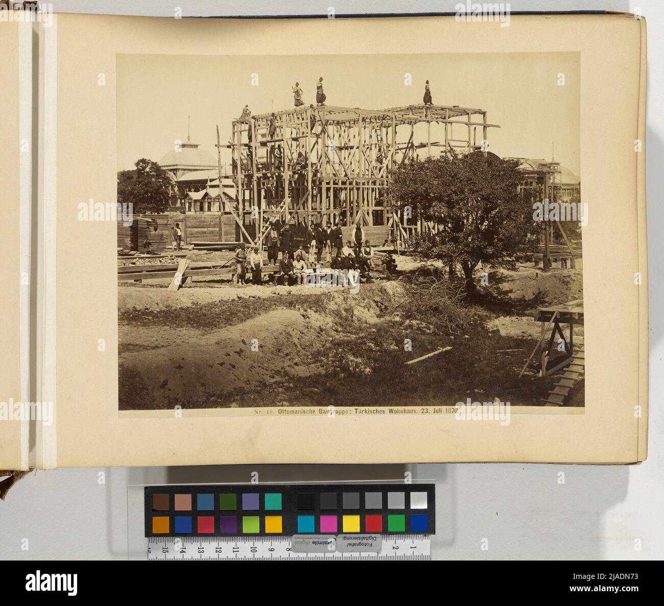 World Exhibition 1873: Ottoman assembly, Turkish residential building ...