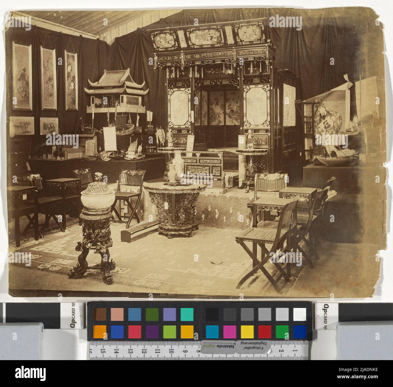 World Exhibition 1873: Chinese furniture (No. 583). Michael ...
