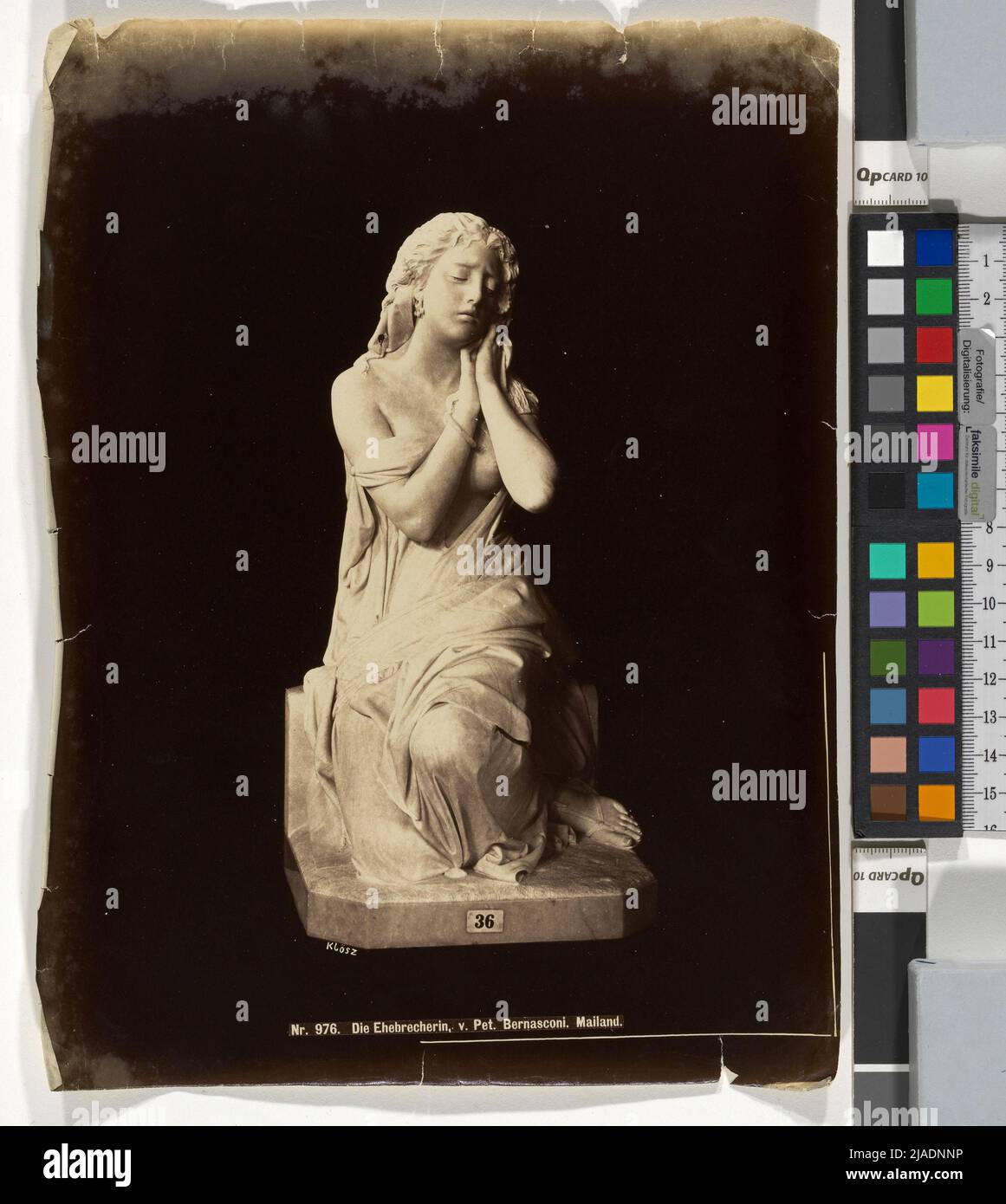 World Exhibition 1873: "The adultery", sculpture by Pietro Bernasconi, Milan (No. 976). György ...