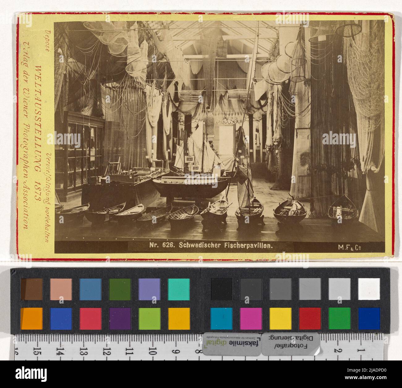 World Exhibition 1873: Pavilion of the Swedish fishing exhibition (No ...