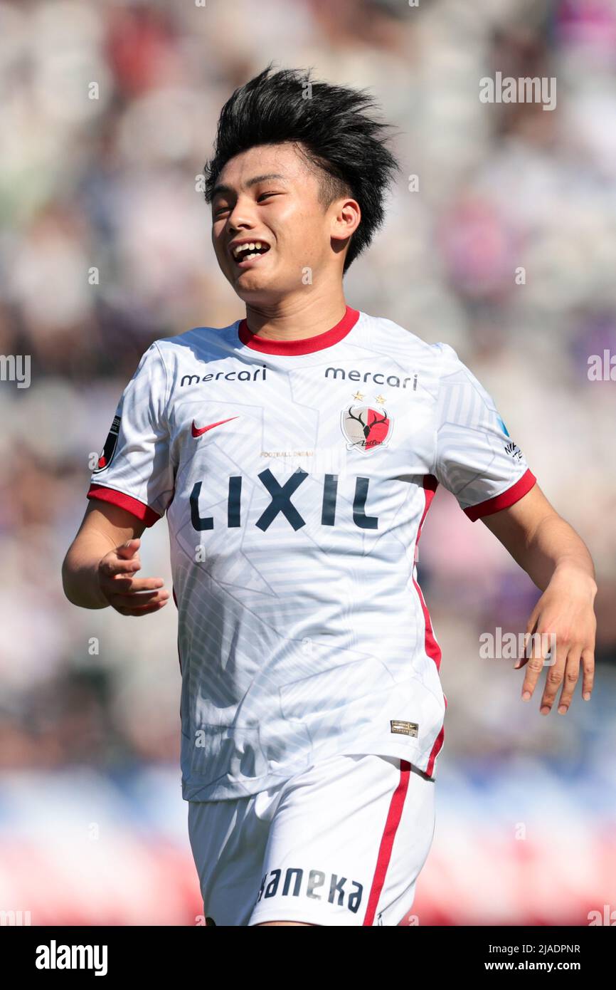 Tokyo, Japan. 29th May, 2022. Ayase Ueda (Antlers) Football/Soccer ...