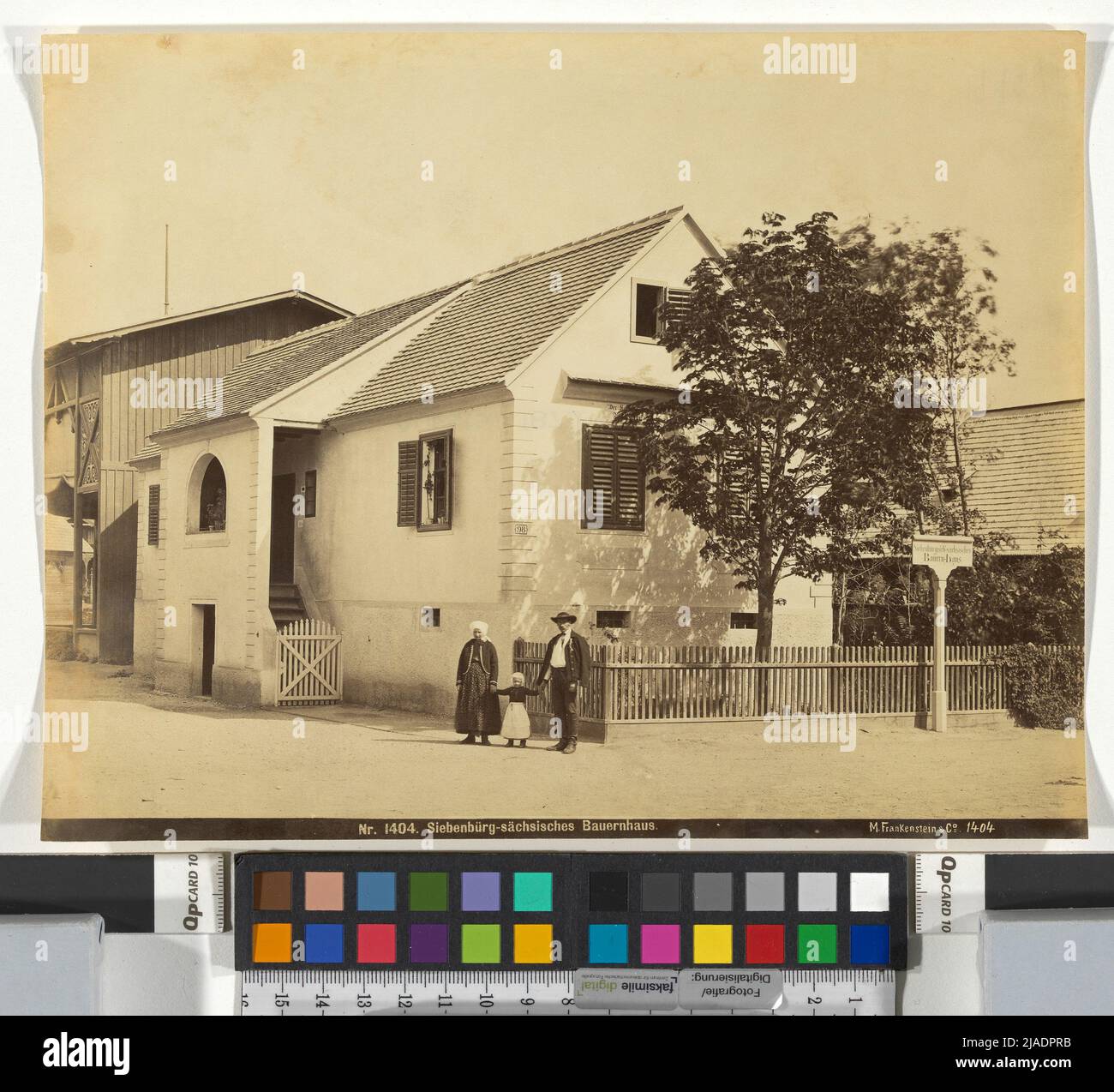 World exhibition 1873: Transylvanian Saxon farmhouse (No. 1404 ...