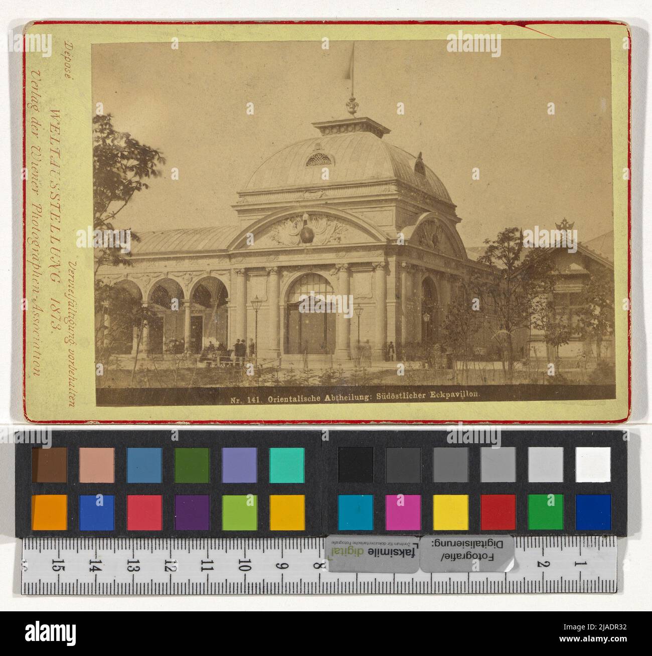 World exhibition 1873: southeastern corner pavilion of the industrial ...