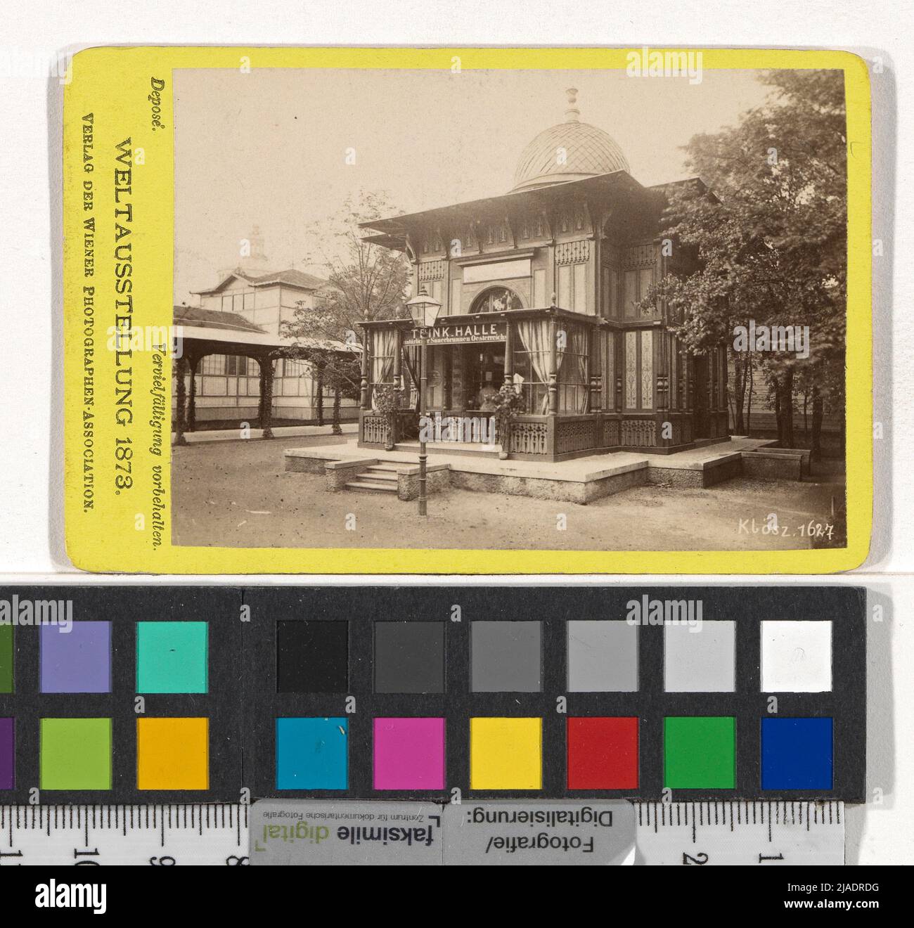 World Exhibition 1873: Pavilion of the Austrian healing and mineral waters (No. 1627). György ...