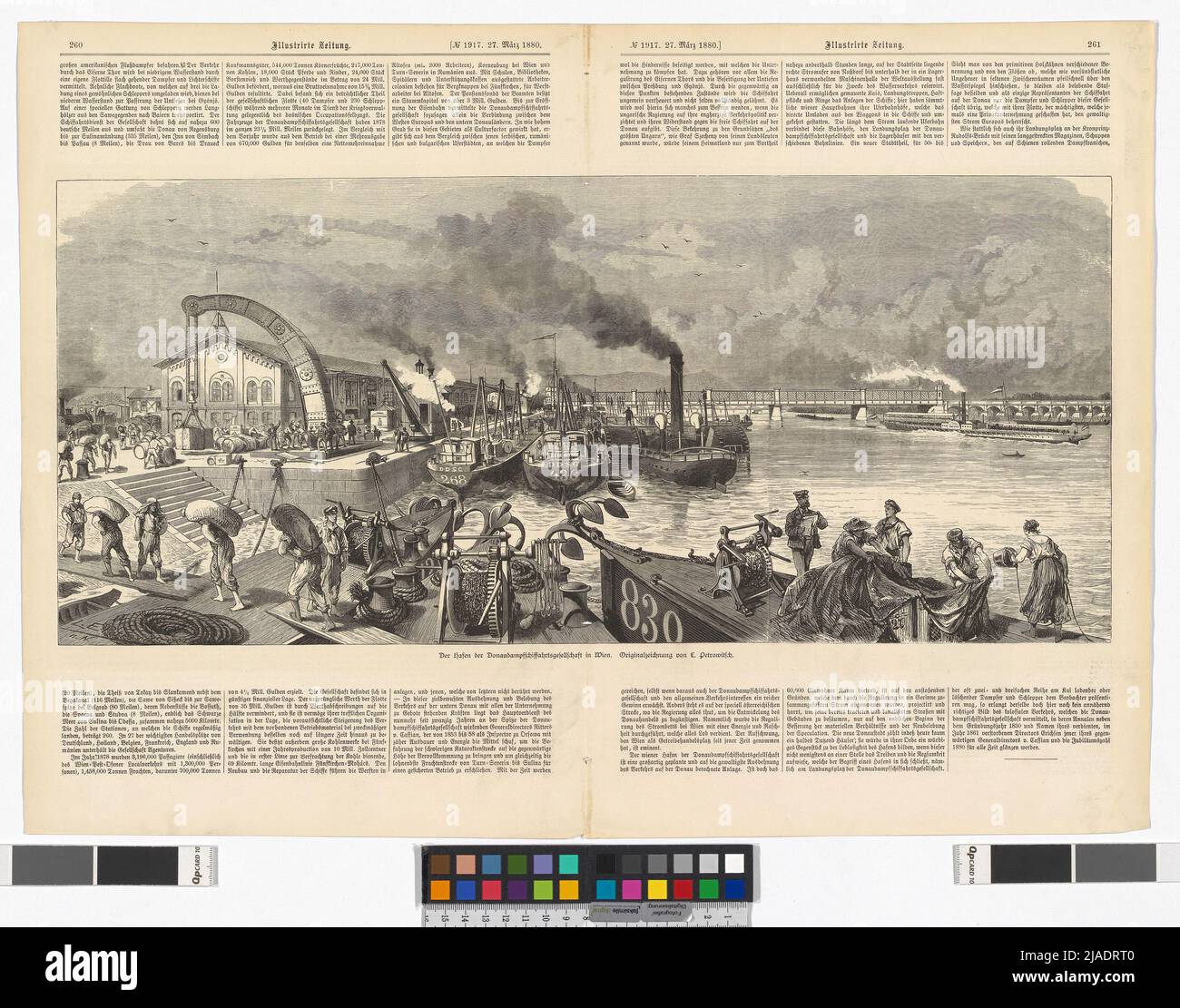 The port of the Danube Steam Schiffahrtsgesellschaft in Vienna. ", 2nd ...