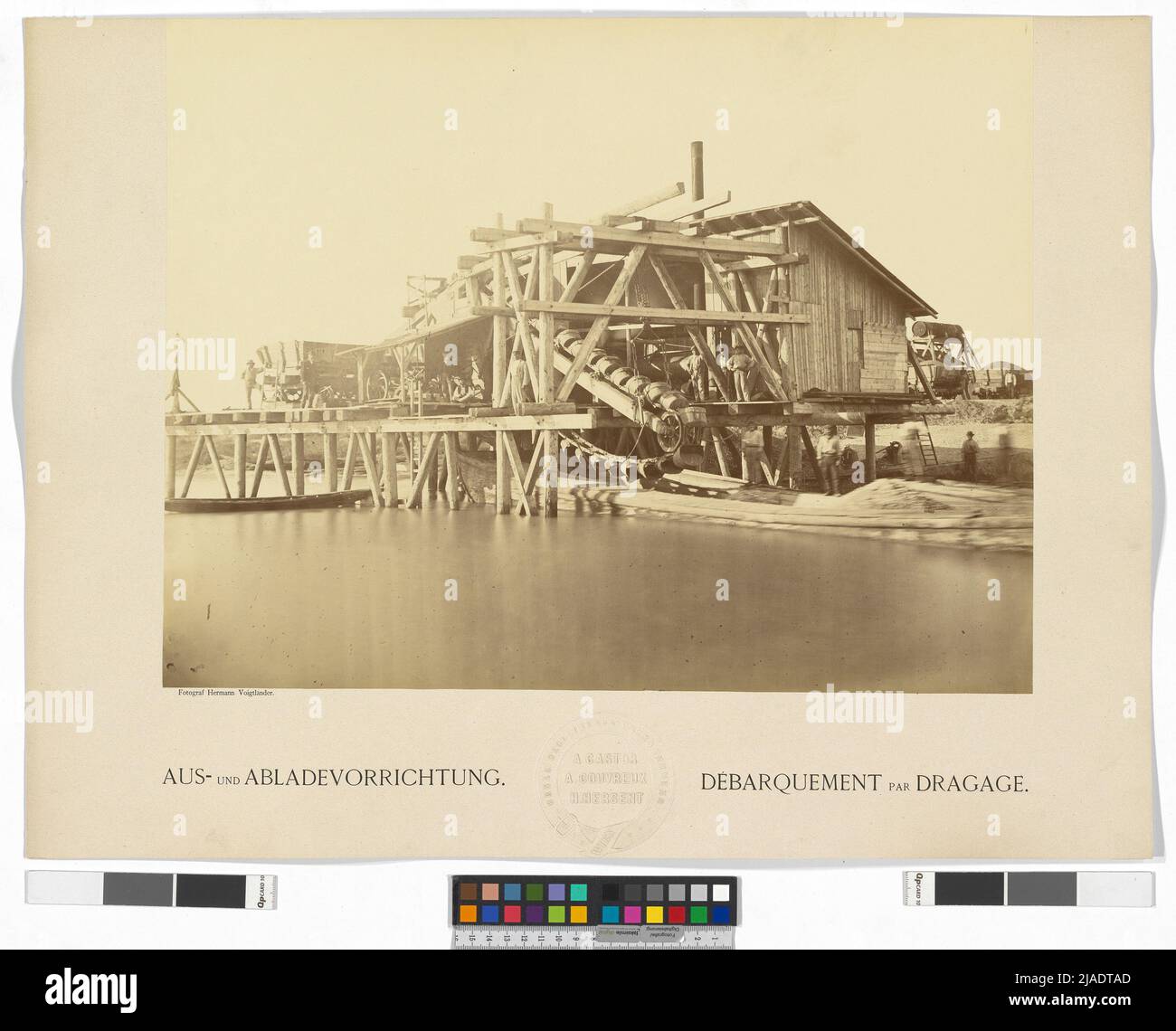 Expression and unloading device for the Danube control. Hermann ...