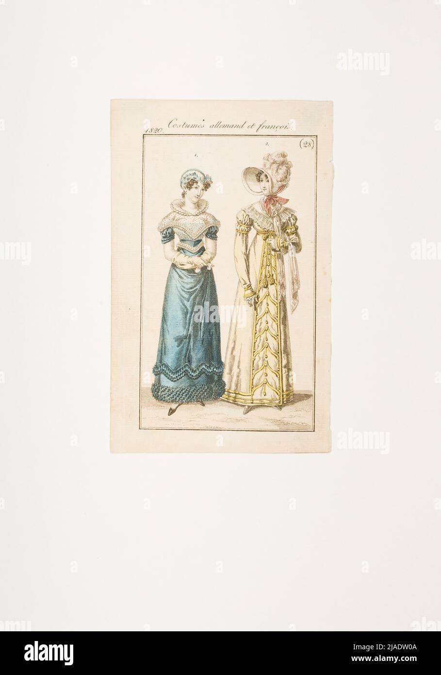 Fashion image: "French woman with a hood and summer dress, Viennese ...