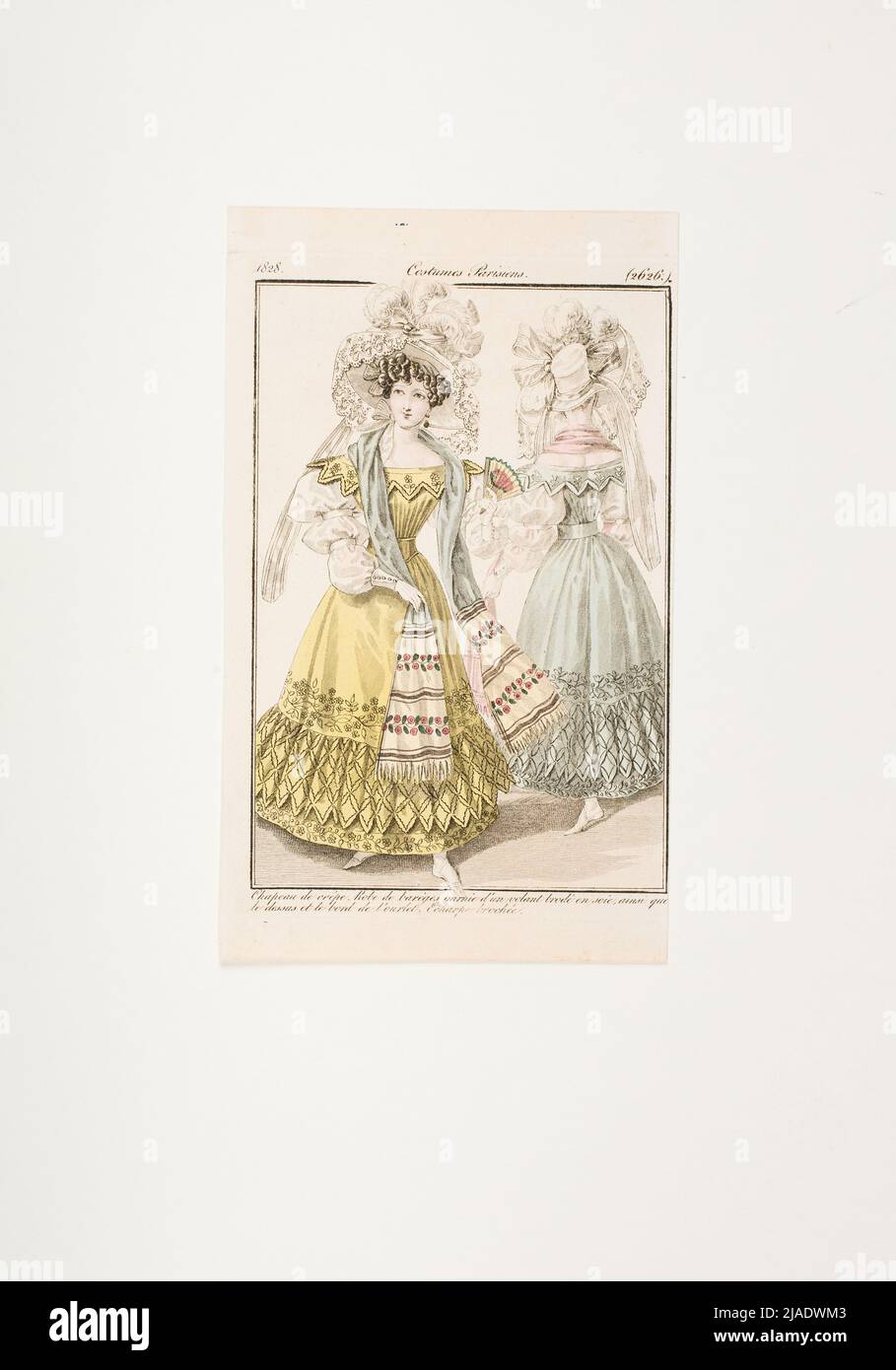 Fashion image: Two women in clothes from Barèges in yellow and gray ...