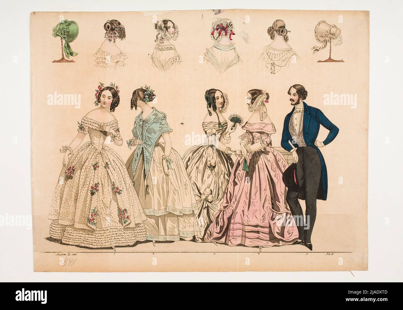 Fashion image: four social clothes, an evening suit. Unknown Stock ...