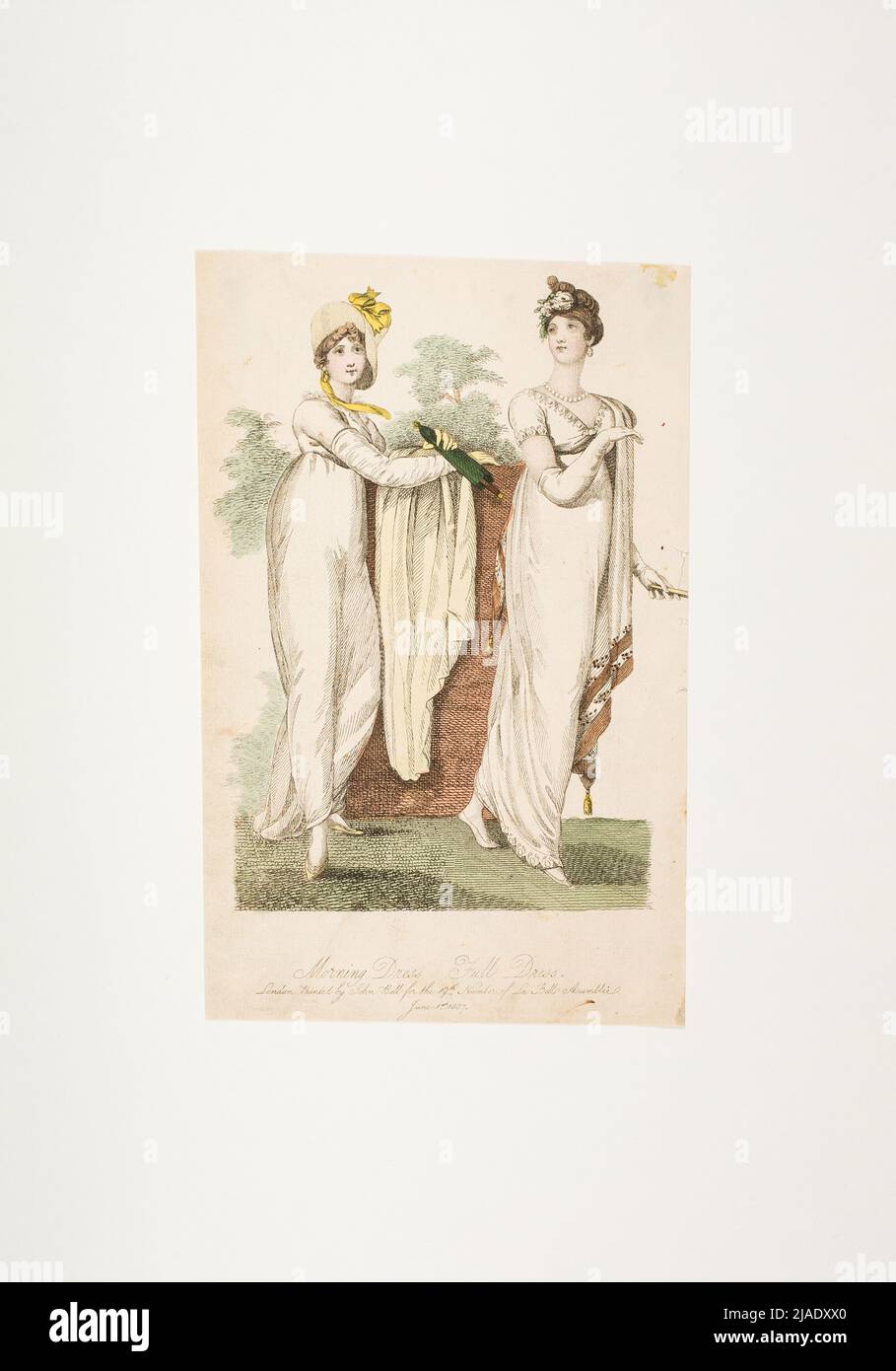 Fashion image: two figures, morning dress, full dress. Unknown Stock ...