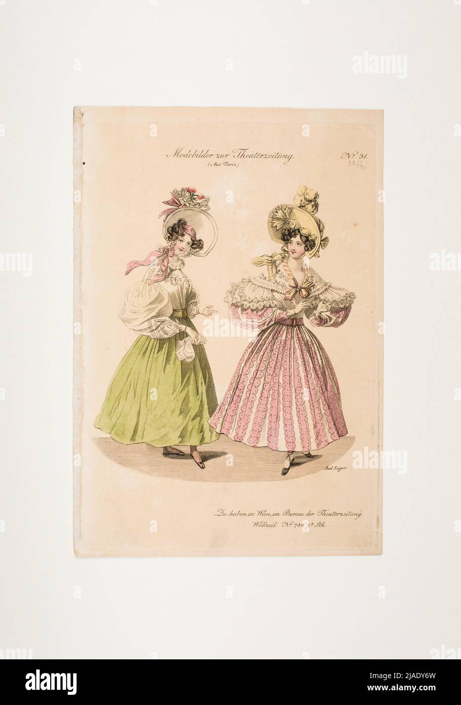 Fashion image: two figures, women's fashion. Unknown Stock Photo - Alamy