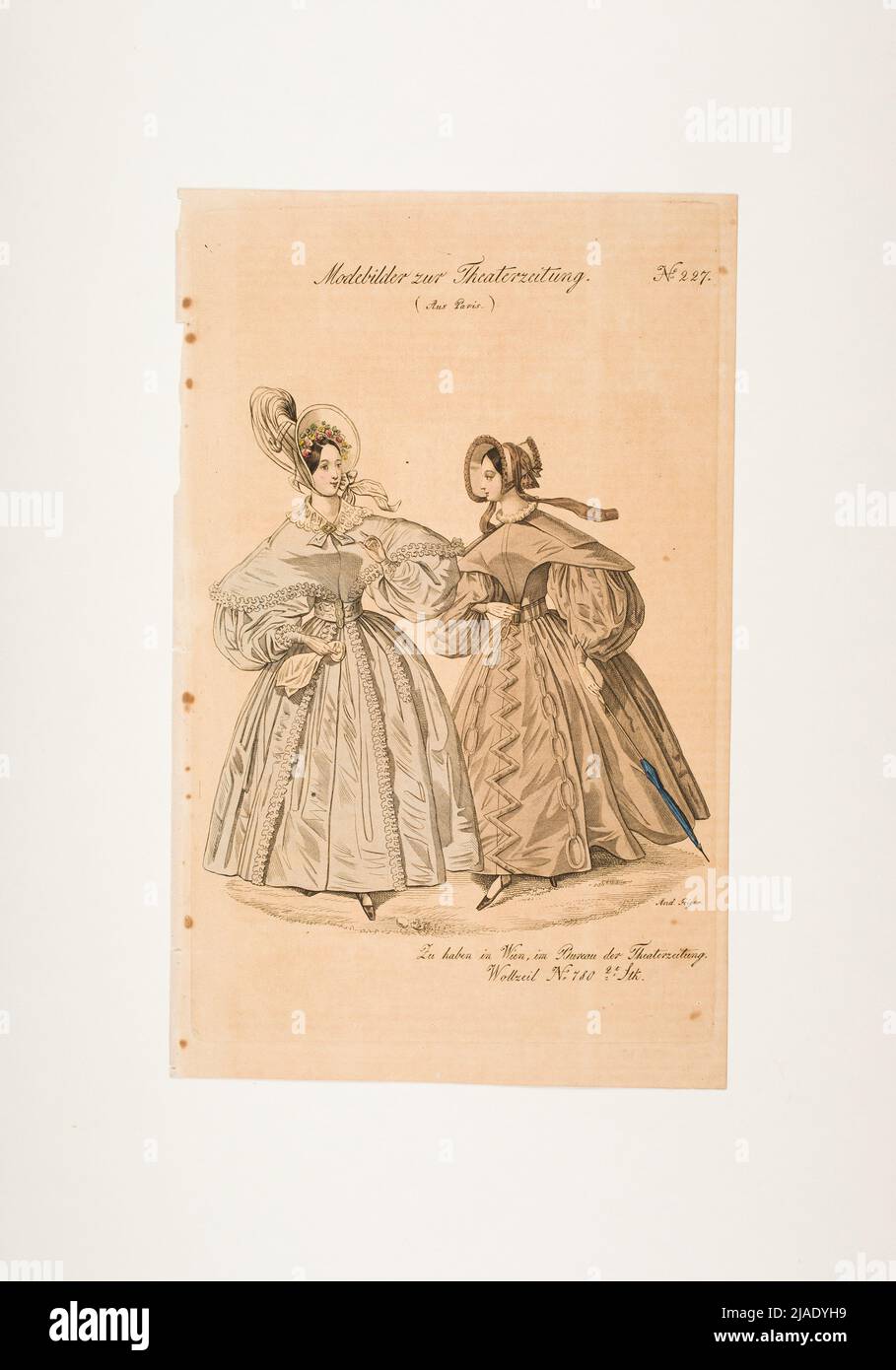 Fashion image: two figures, women's fashion (reding deer). Unknown ...