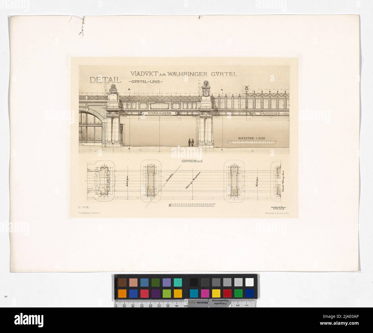 Some sketches, projects and executed buildings ", Volume II, Blatt 22 ...