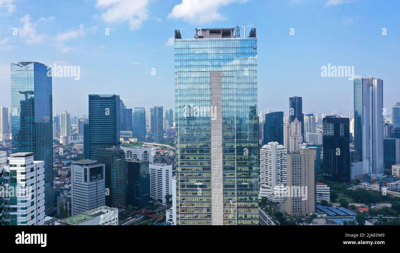 Financial and commercial office buildings at sudirman central business ...