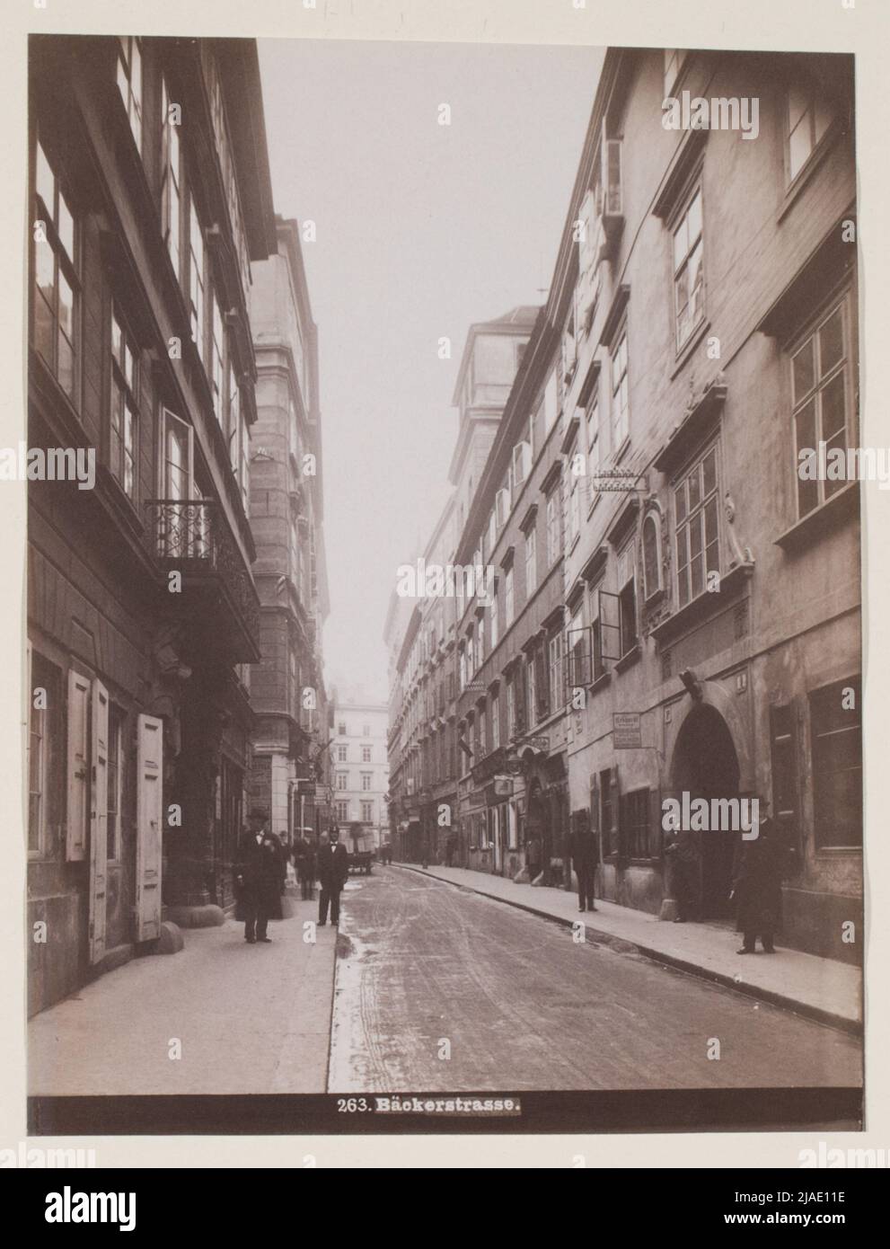 1st, Bäckerstraße - General - View towards Lugeck. Michael Frankenstein ...
