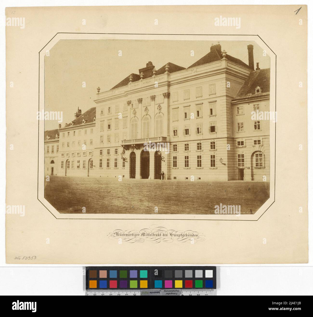 7., Messeplatz 1 - Hofstall building. Andreas Groll (1812-1872 ...