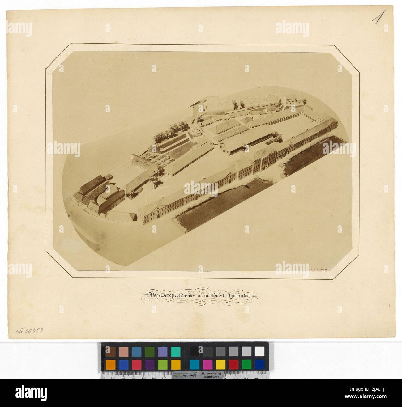 7., Messeplatz 1 - Hofstall building - Model of the former facility of ...