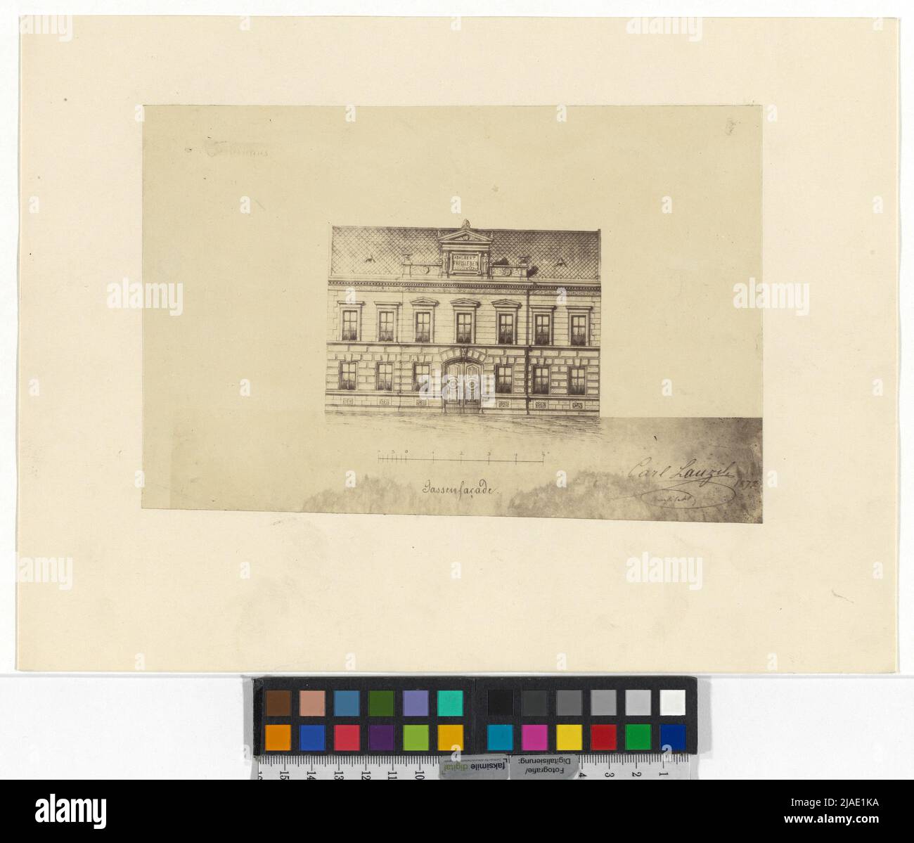 8., Florianigasse 44 (), House Adalbert Freisleben, main facade. Karl ...