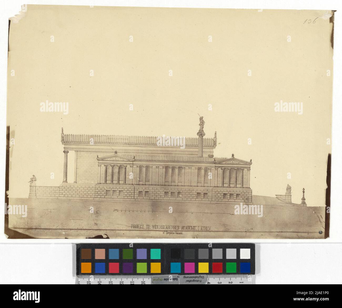Foreign locations - Athens - Project for the Academy of Sciences - Side ...