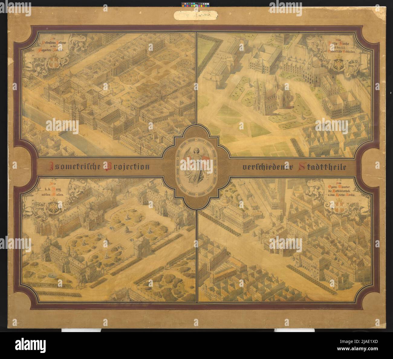 Isometric project of various city parts ". City expansion project No ...