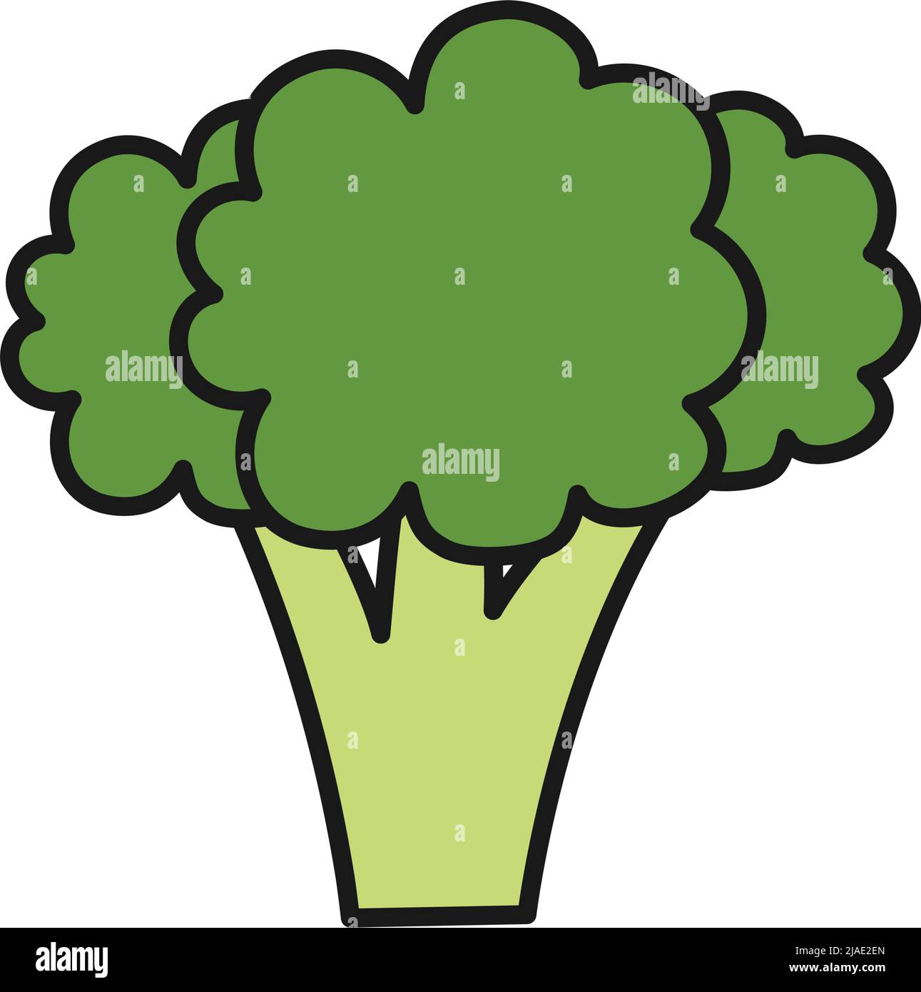 broccoli icon design template vector illustration Stock Vector Image ...