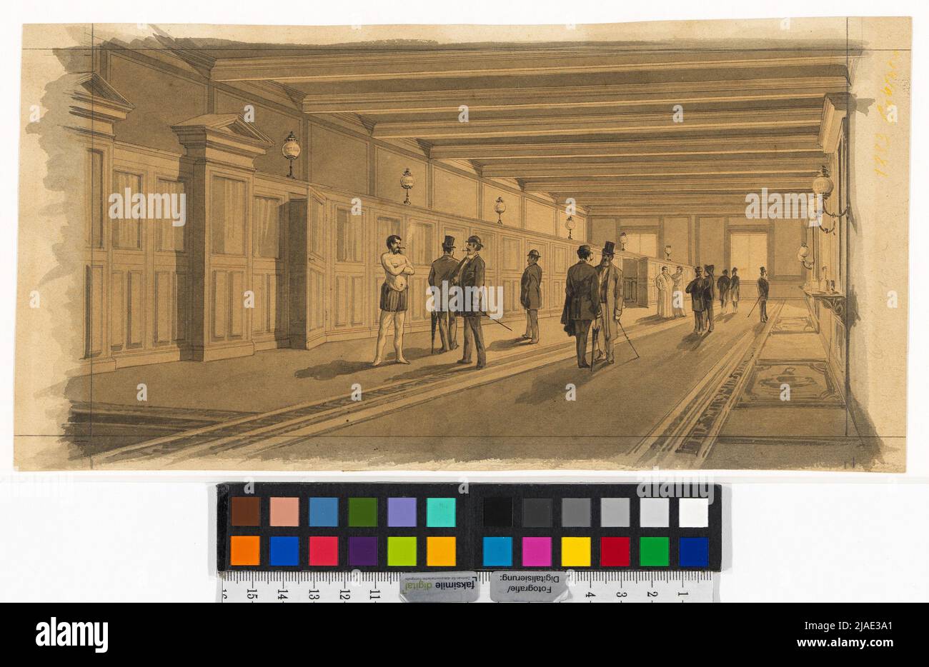 Anteroom/wardrobe in the Esterházy-Bad, Gumpendorfer Straße 59 ...