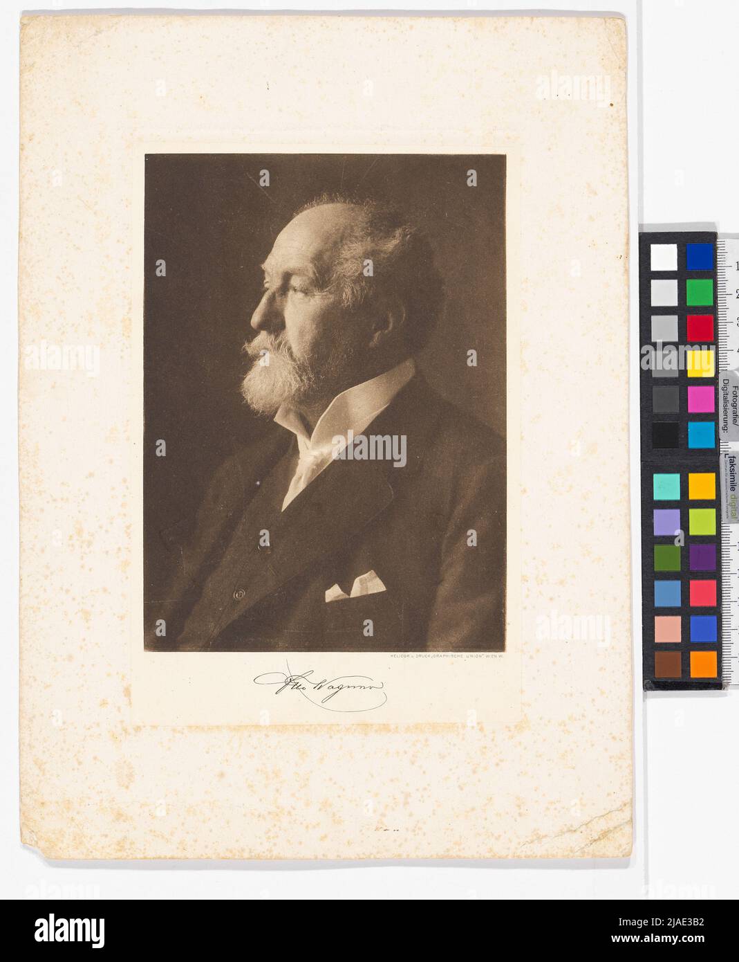 Portrait photography Otto Wagner. Wenzel (Wenzl) Weis (1858-1929 ...