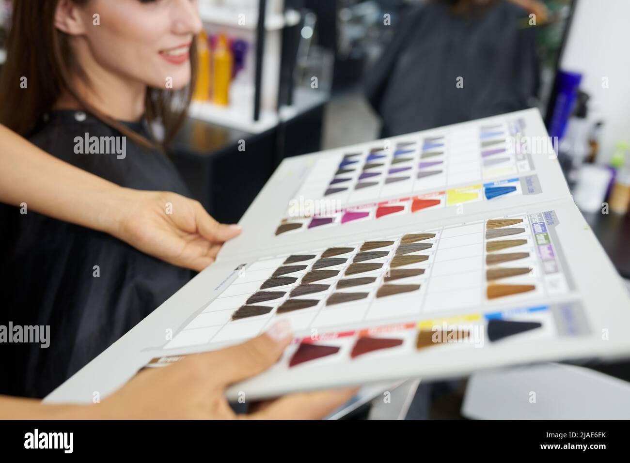 Hair dye color chart hi-res stock photography and images - Alamy