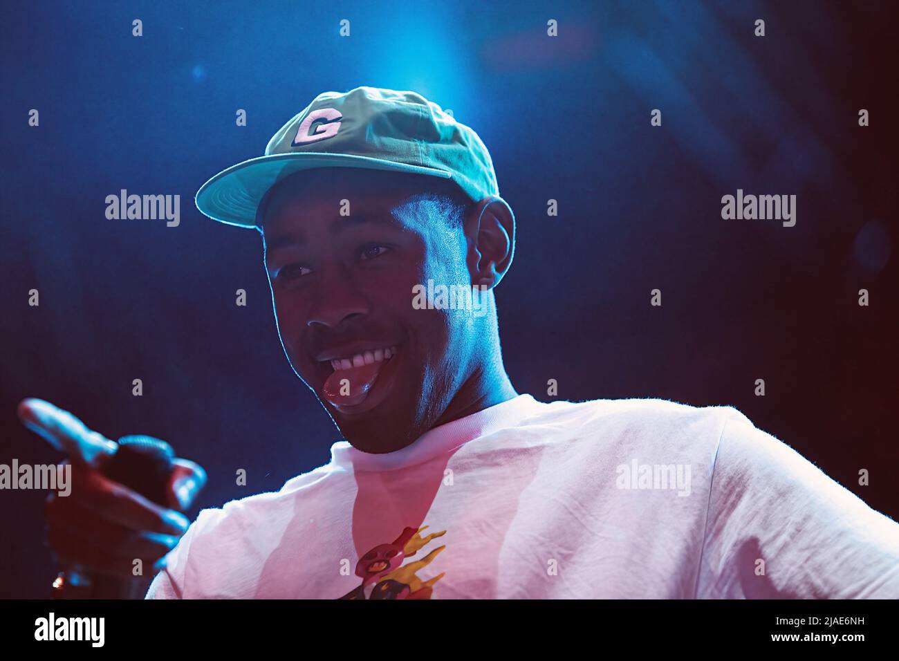The rapper Tyler The Creator (Tyler Gregory Okonma) performs in Villa ...
