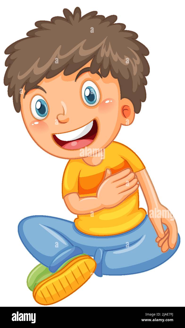 Happy bot cartoon character illustration Stock Vector Image & Art - Alamy