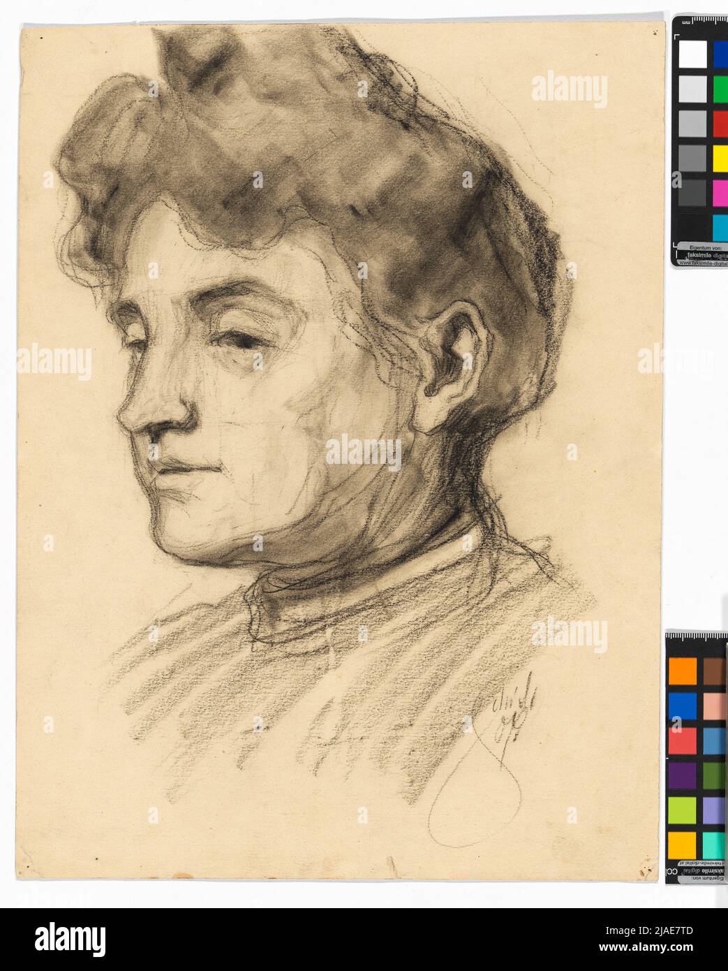 Portrait Marie Schiele. Egon Schiele (1890-1918), artist Stock Photo ...