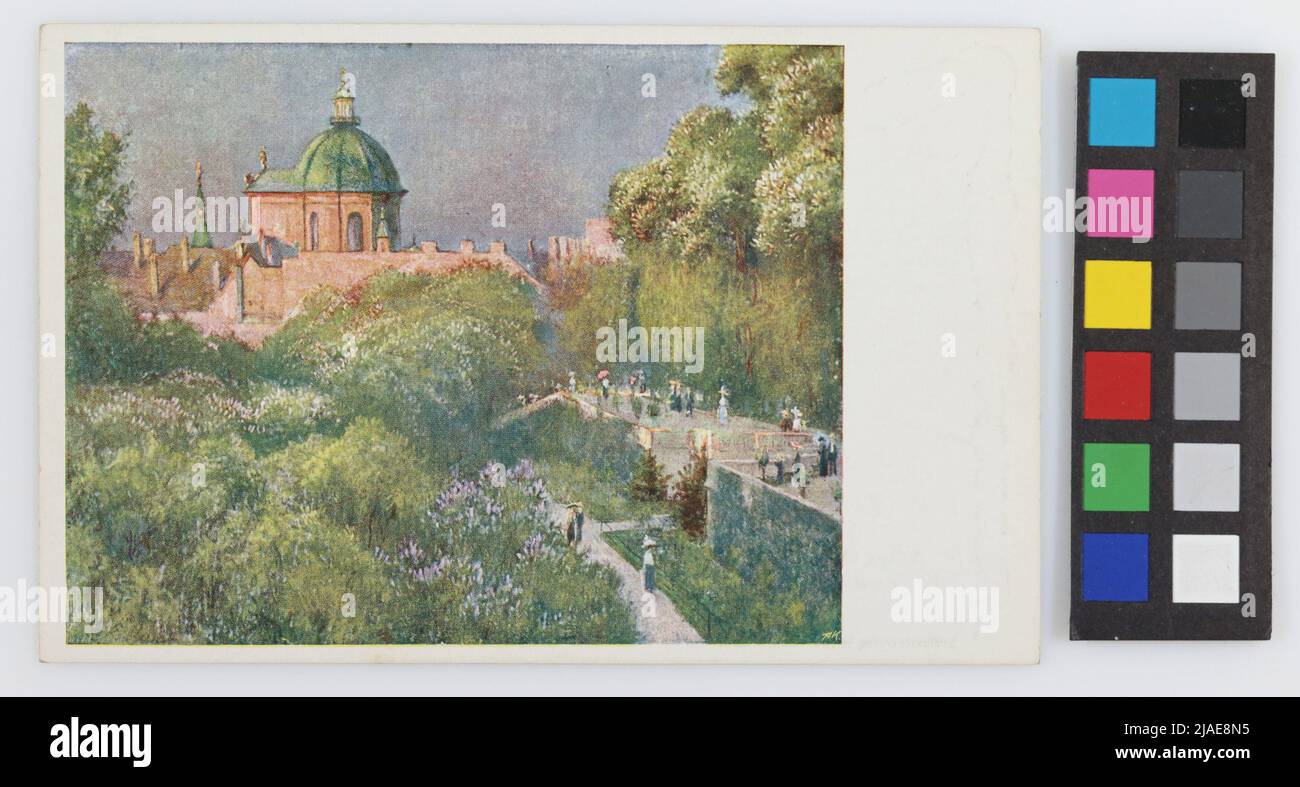 Vienna. Rosenterrasse in the Schwarzenberggarten .. Brothers Kohn KG (B ...