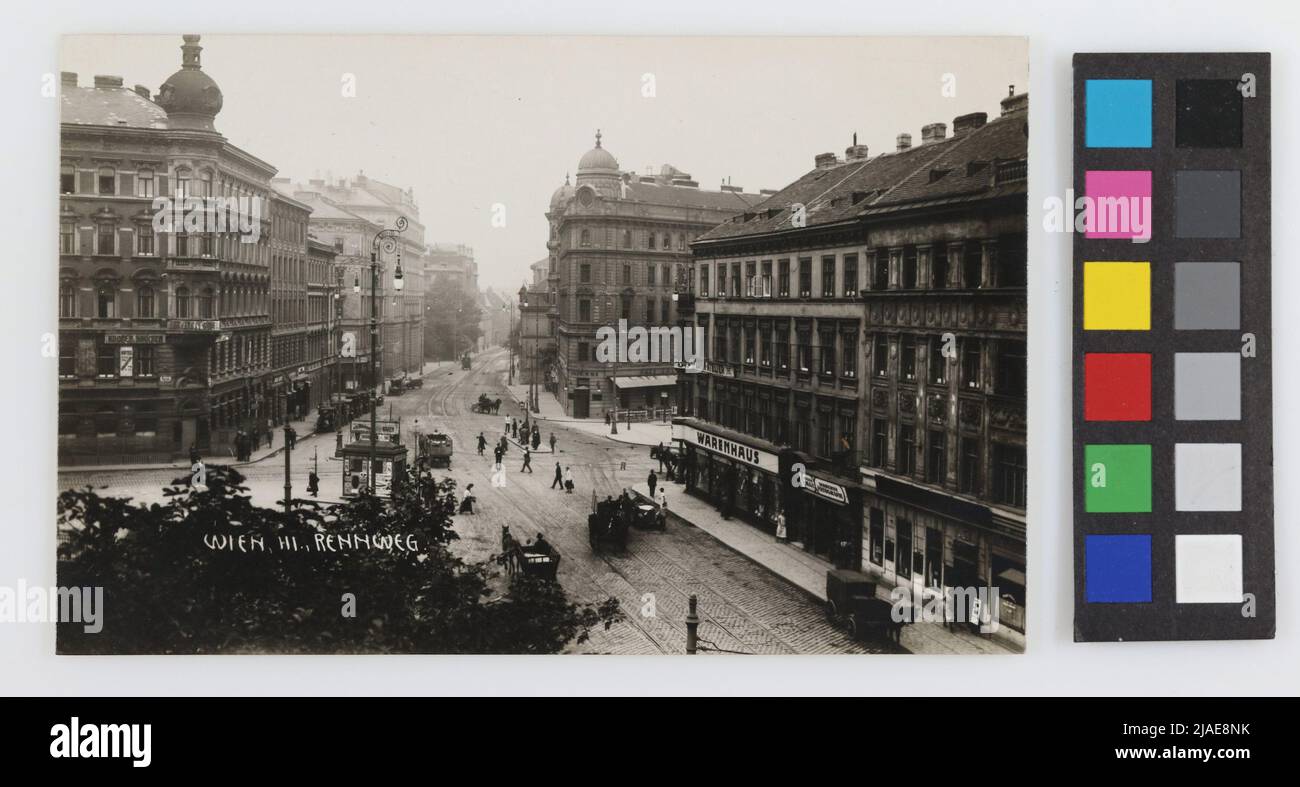 Vienna, III., Rennweg .. Unknown Stock Photo - Alamy