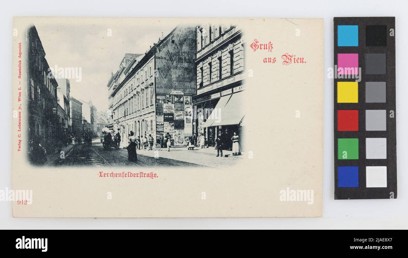 7., Lerchenfelder Straße - General, postcard. Carl (Karl) Ledermann jun ...