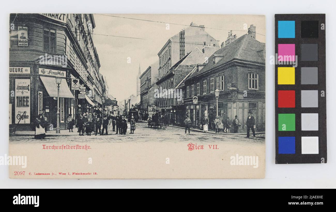 7., Lerchenfelder Straße, postcard. Carl (Karl) Ledermann jun ...