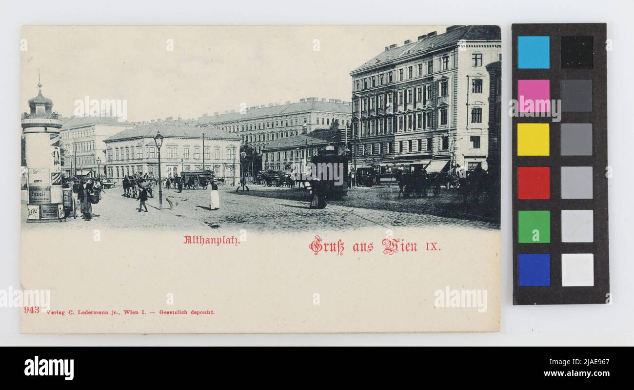 9., Julius-Standler-Platz (formerly Althanplatz)-General, postcard ...