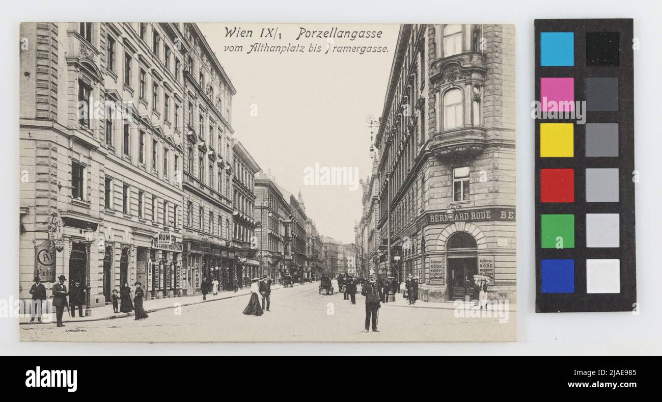 9., Porcelain passage-view from Julius-Standler-Platz to Pramergasse ...