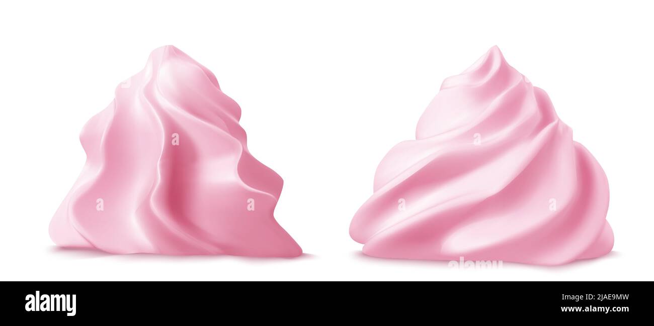 Custard isolated top view Stock Vector Images - Alamy